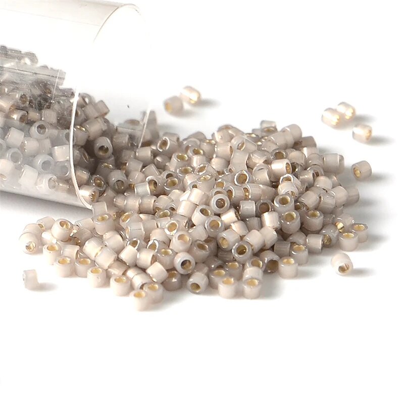 Миyuki Delica стеклянные бусины цвета опал 2000 шт Белый, DB1456