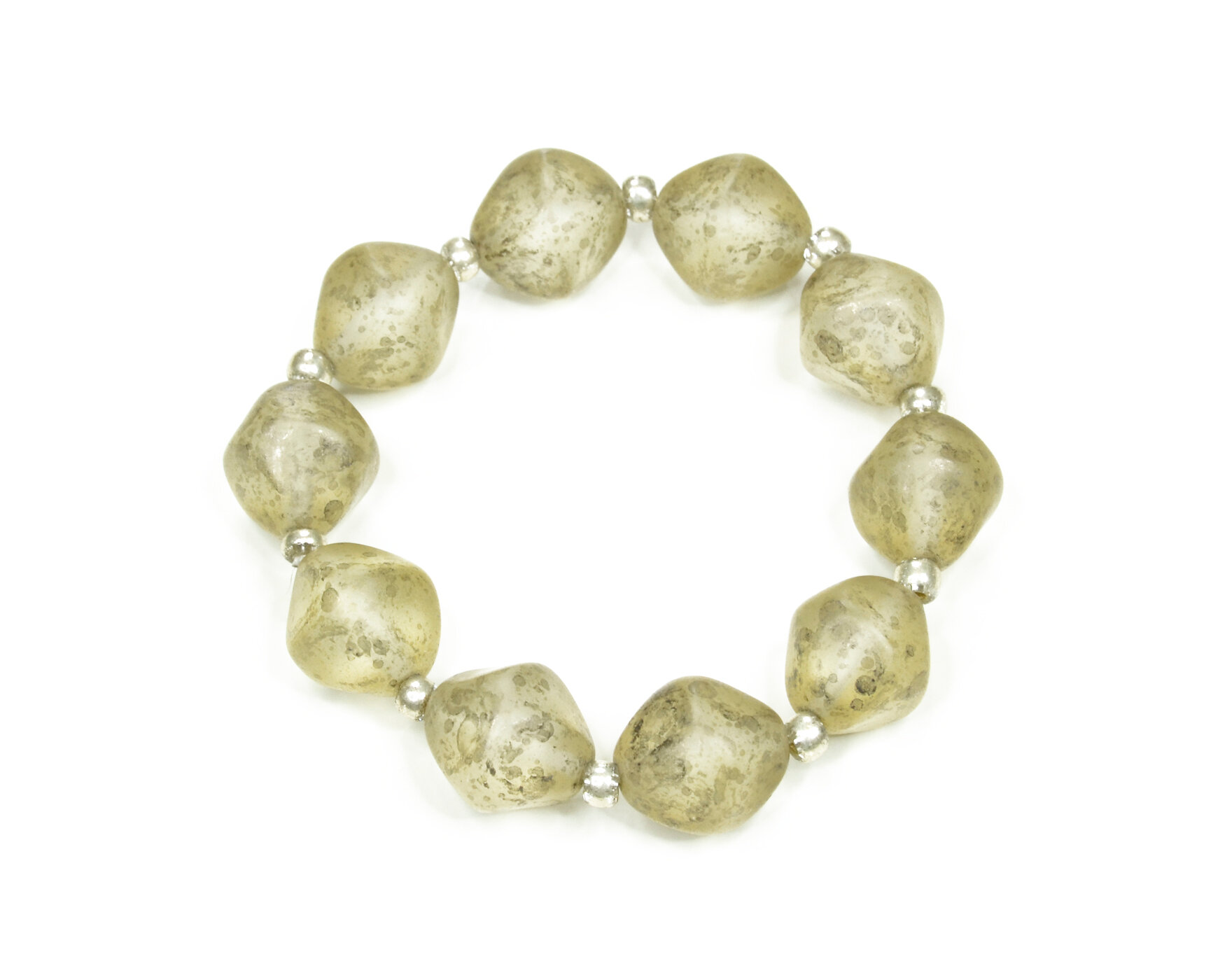 Браслет Bohemia Style, стекло, хрусталь, богемское стекло, бисер