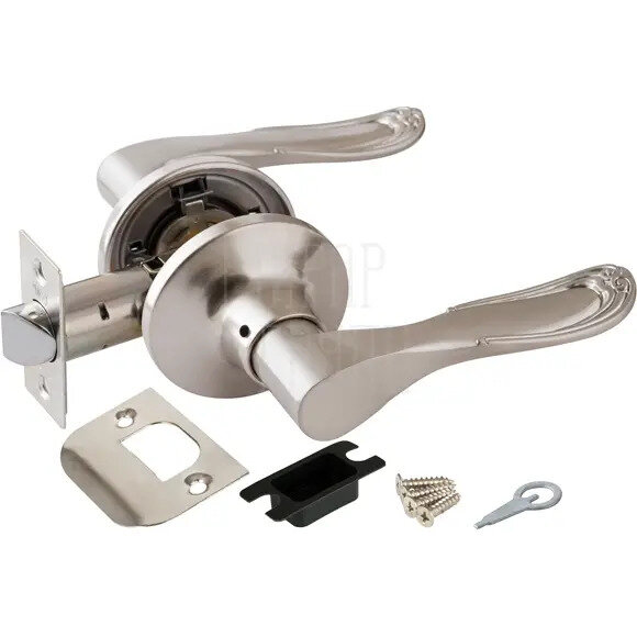 Дверная ручка-защелка Punto (Пунто) DK630 (без фик.) никель