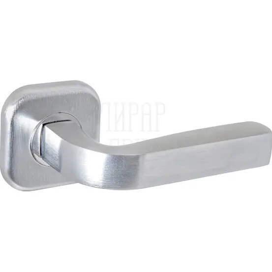 Дверная ручка на квадратной розетке Fuaro (Фуаро) "TOR" XL сатинированный хром