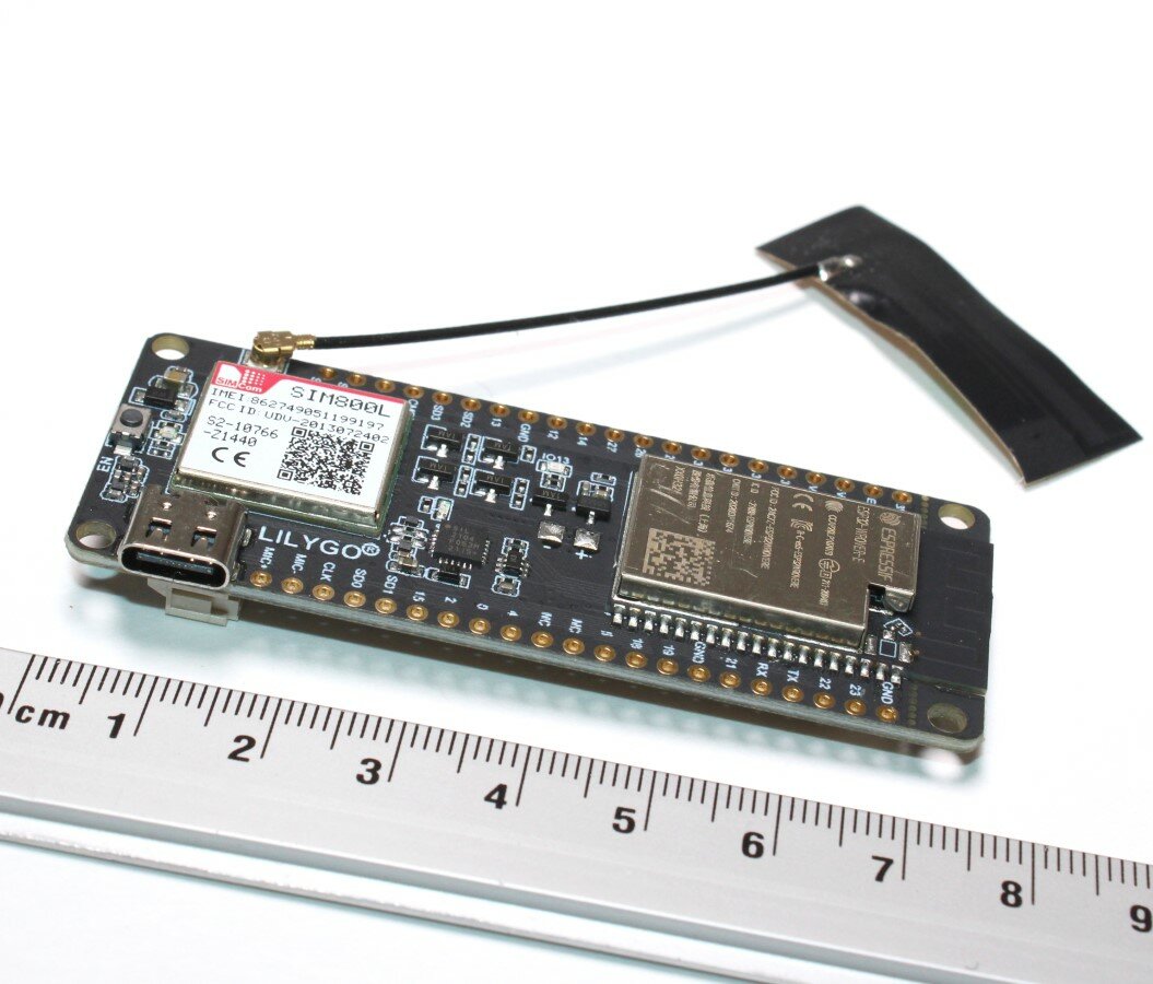 Модуль разработки TTGO T-Call на базе ESP32 c GSM/GPRS модемом SIM800L