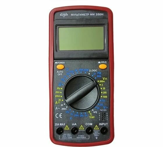 Мультиметр ELITECH ММ 350Н — фото 1
