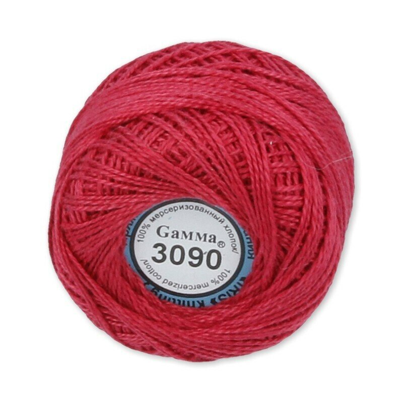 Пряжа "Gamma" Ирис 100% хлопок, цвет: 3090 (2 шт.)