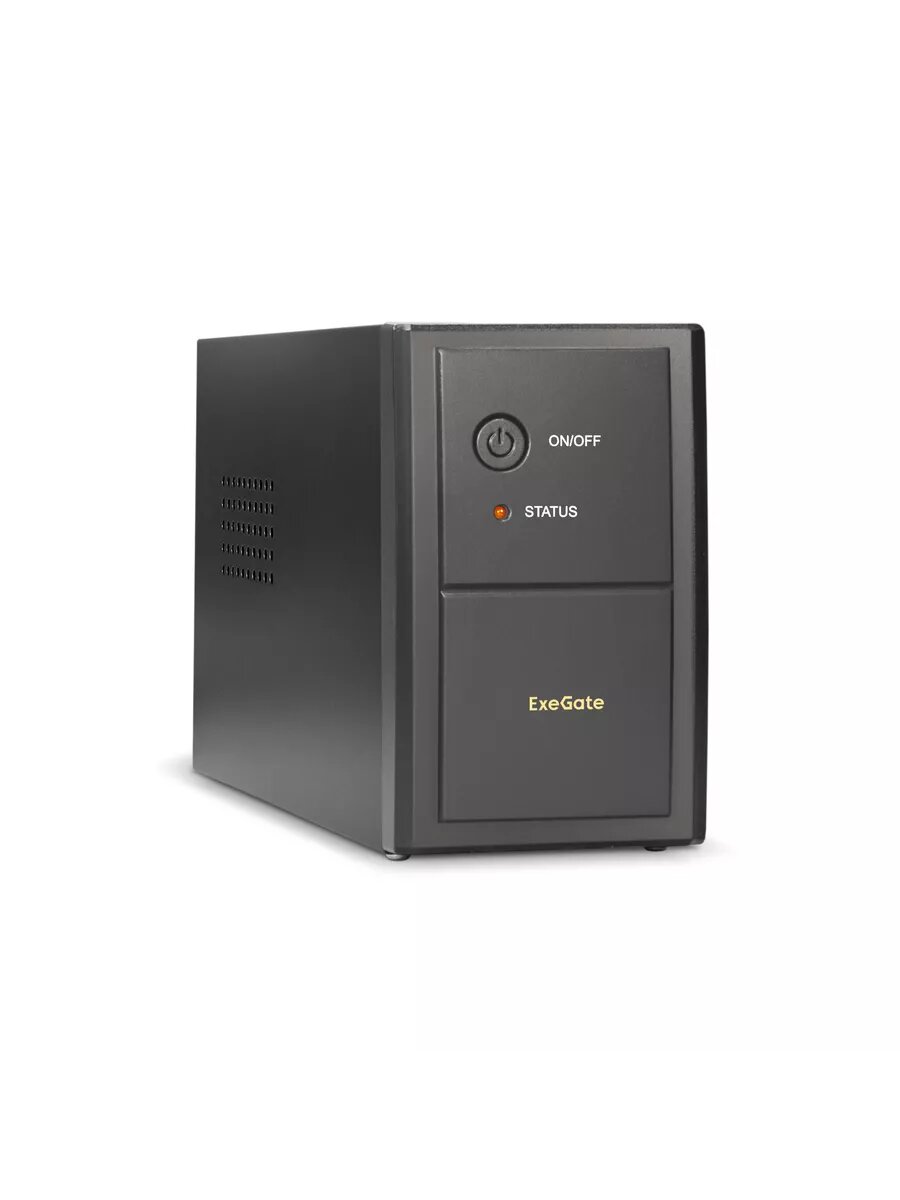 ИБП Exegate Power Back BNB EP244541, черный, 400ВА/240 Вт, 2 выходных разъема