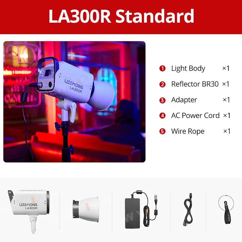 GODOX LA150R LA200R LA300R LA300Bi LITEMONS Полноцветный светодиодный свет с приложением для управления Съемочное освещение Задвижка Bowens для видео и блогов