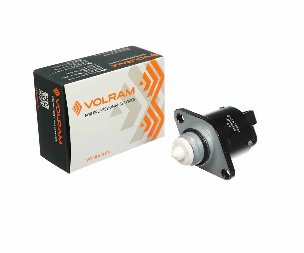 Датчик холостого хода VOLRAM для ВАЗ 2110-2112, 2109-21099, Kalina, Priora (толстый клапан)