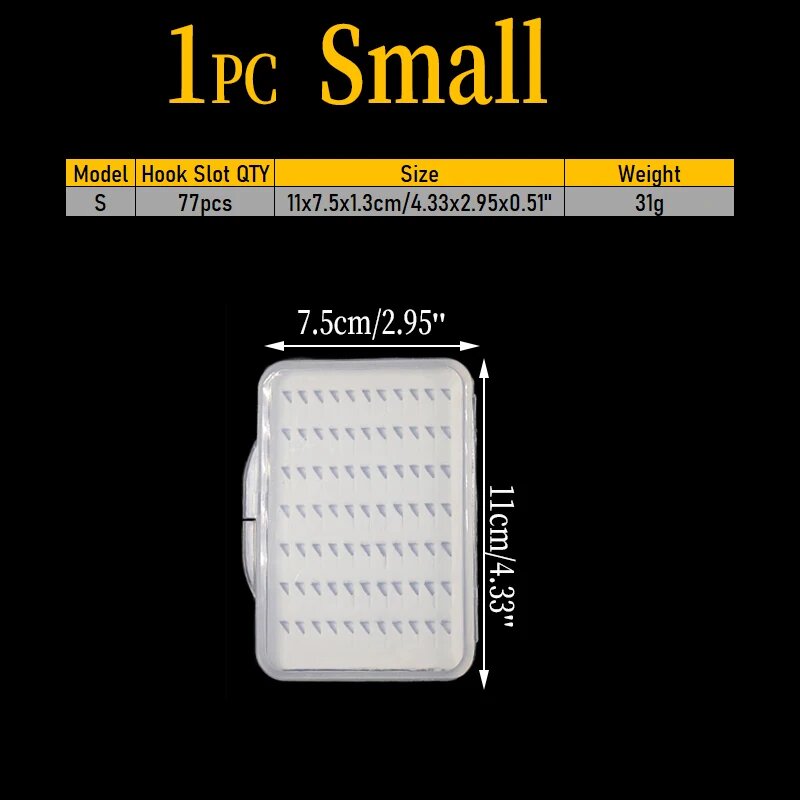 WIFREO Коробка для рыболовных крючков S/M/L Белый, 1pc S