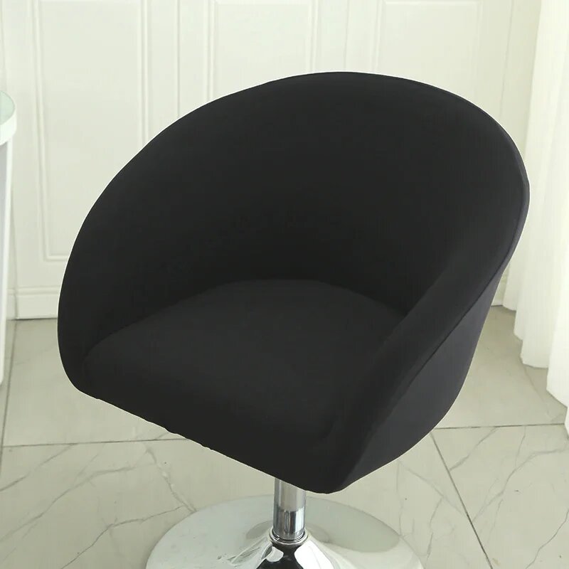 Чехол для стула, спандекс/полиэстер Черный, 4