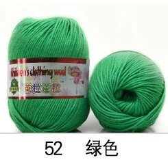 Zz&Kk детская шелково-кашемировая пряжа молочного цвета Изумрудный, 52