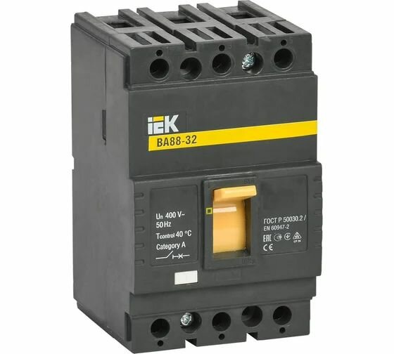 Автоматический выключатель IEK ВА88-32 3Р 50А 25кА SVA10-3-0050
