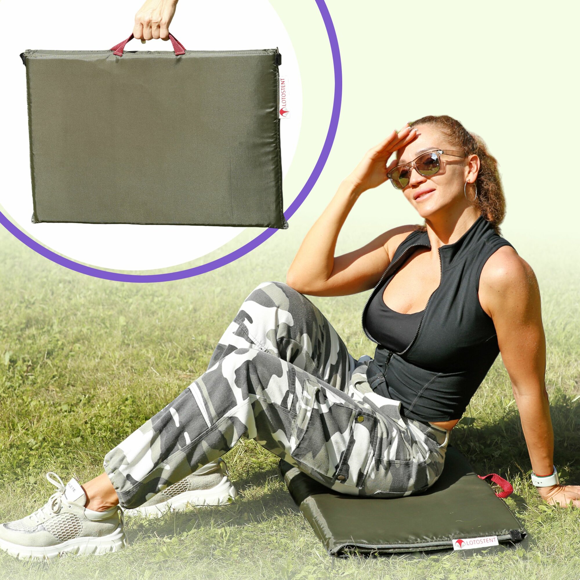 Коврик туристический термостатический (160х55 см)