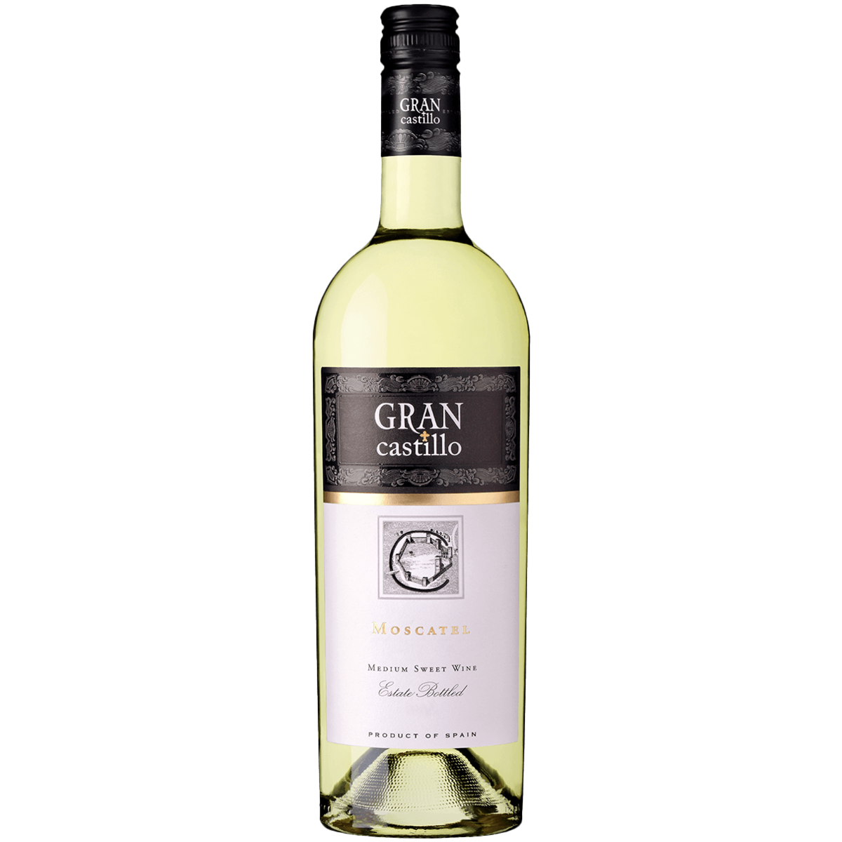 Вино Gran Castillo Moscatel, Valencia, белое, полусладкое, 0,75 л