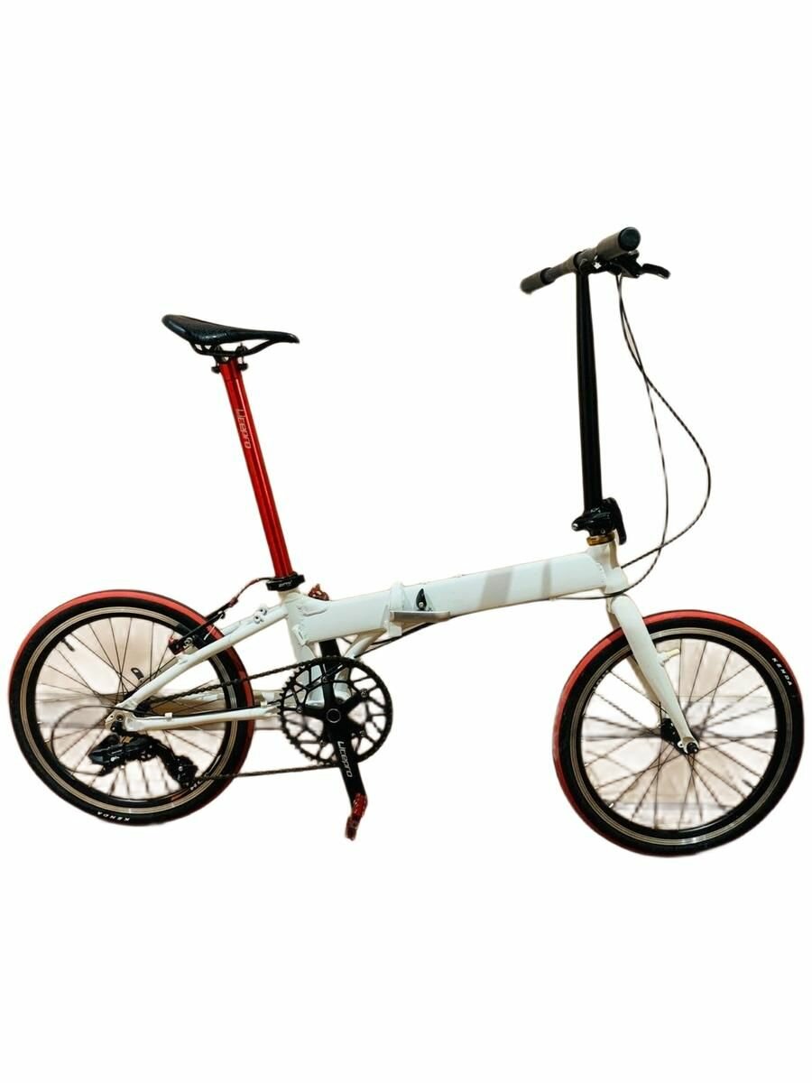 Складной велосипед CNC BIKES 20", 3 скорости, 9кг, цвет белый