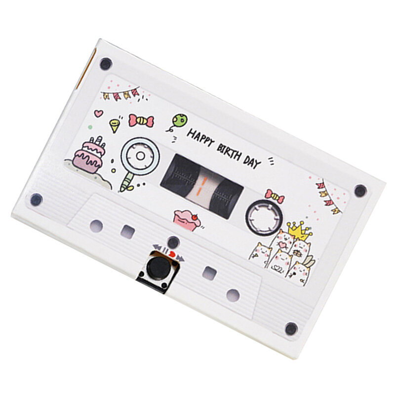 Запись поздравительной открытки. Изысканная уникальная многоразовая записываемая поздравительная открытка «сделай сам» на день рождения, юбилеи, тип 4.