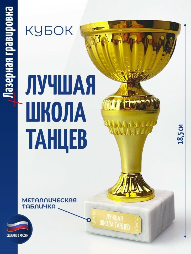 Кубок "Лучшая школа танцев" (18,4 см)