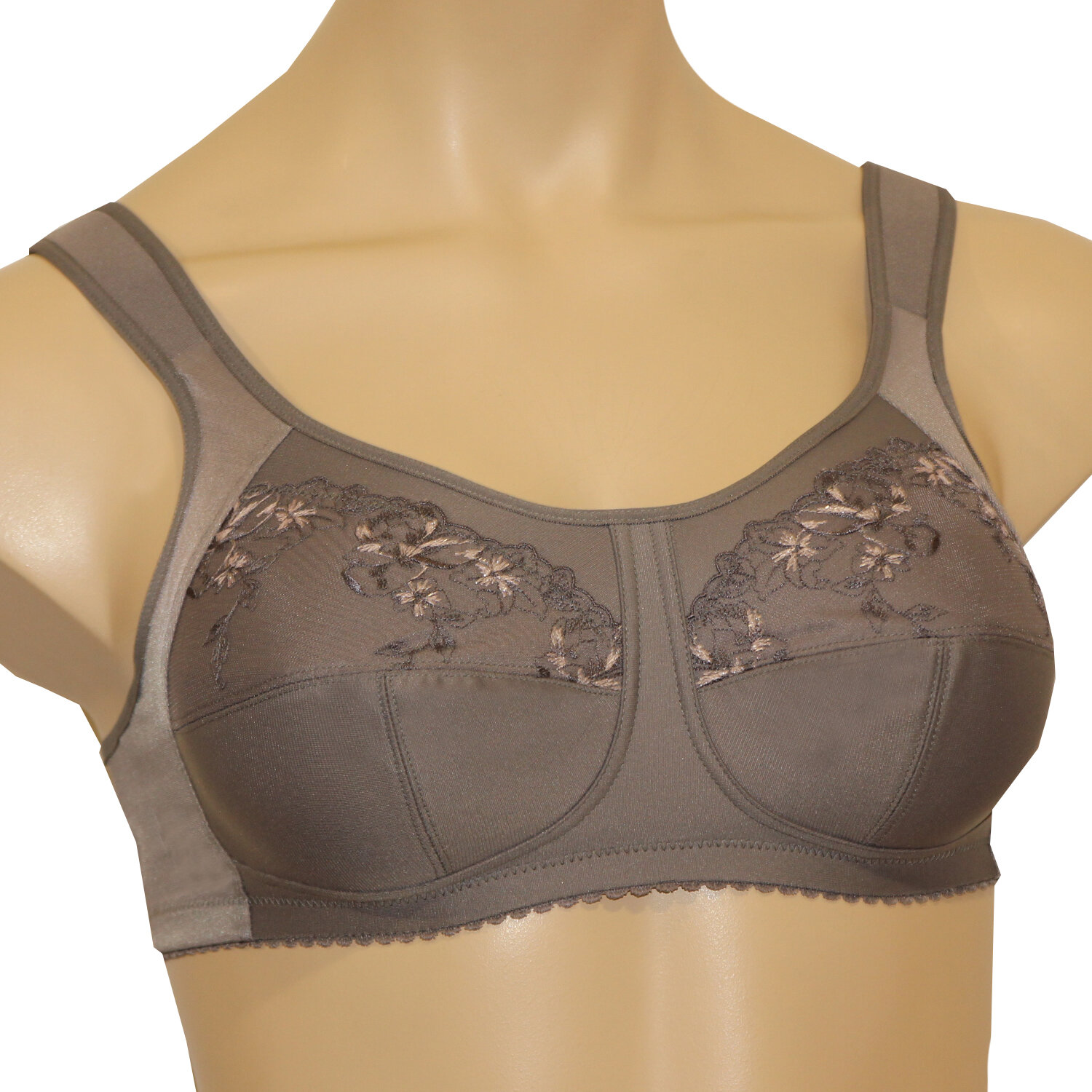 Бюстгальтер ортопедический после мастэктомии 0793 Валерия серая чайка 95D