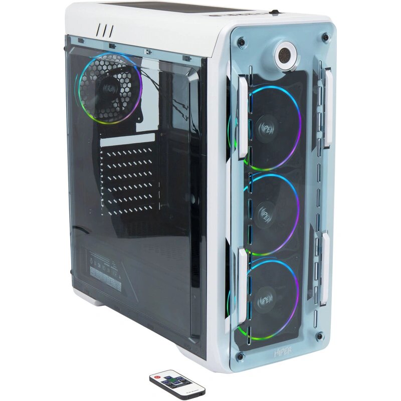 Корпус HIPER OW белый без БП ATX 2x120mm 2xUSB2.0 1xUSB3.0