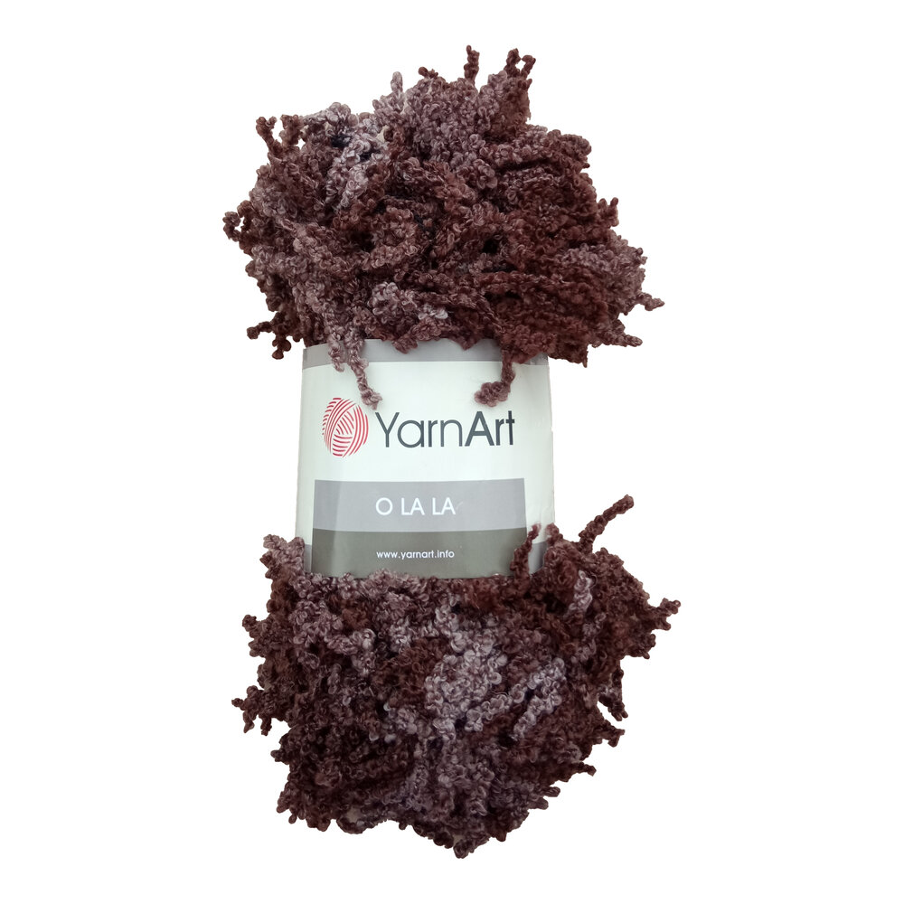 Пряжа для вязания YarnArt O la la 556 коричневый 1 уп 100 гр/11 м 30% шерсть, 70% акрил