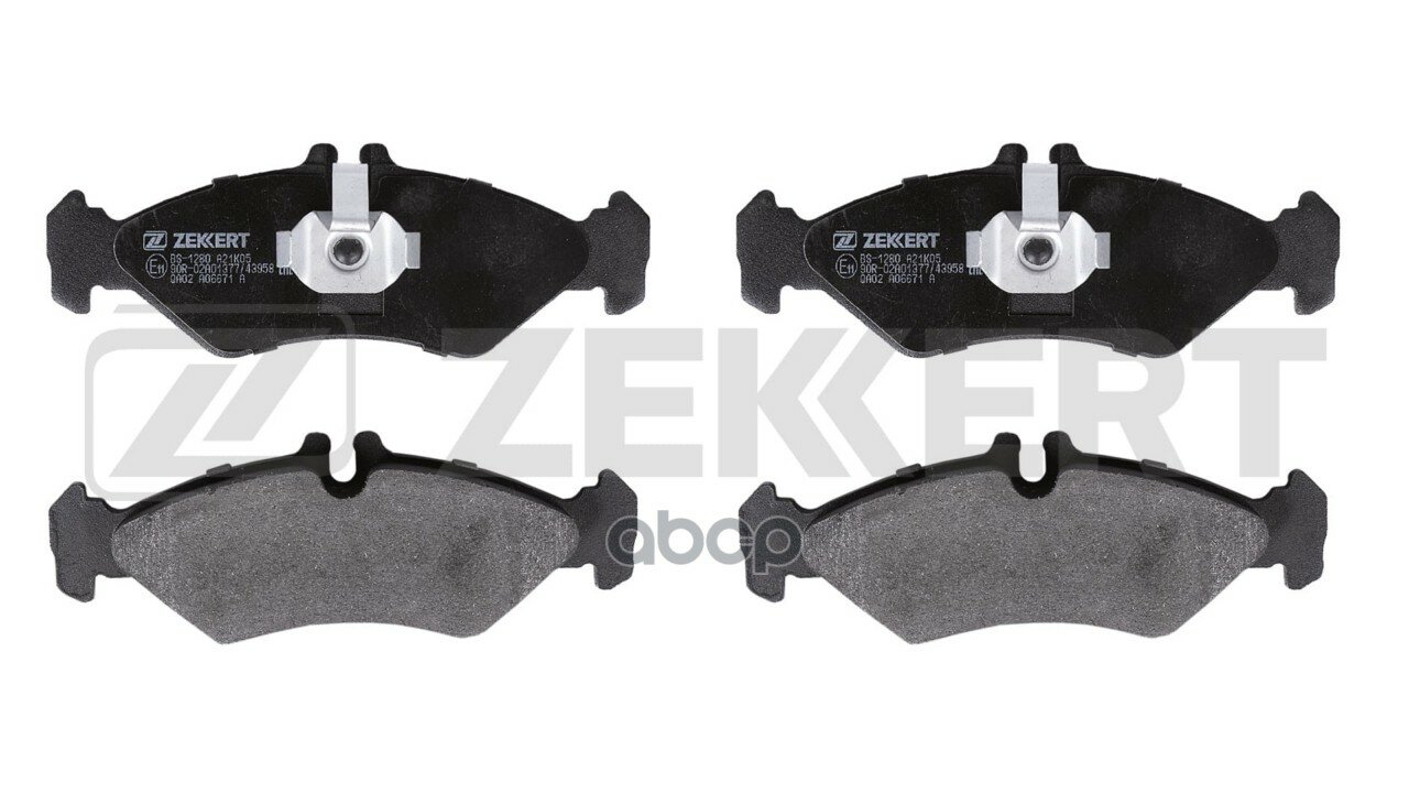 Колодки торм. диск. задн. MB Sprinter 2-t (901 902) 95- Sprinter 3-t (903) 00- VW LT 28-35 II 96- Zekkert арт. bs-1280