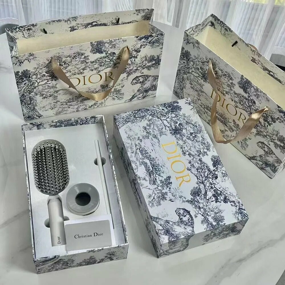 Новинка 2025 года, DIOR, антистатический очищающий шампунь от выпадения волос, масло для борьбы с выпадением волос, влажный и сухой ежедневный модный массажный гребень с воздушной подушкой