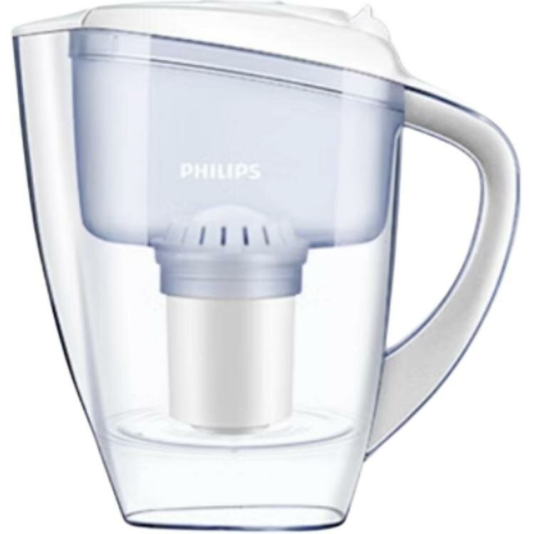 Фильтр для воды PHILIPS WP2802, белый, высокоэффективная очистка, для дома и офиса, простота установки