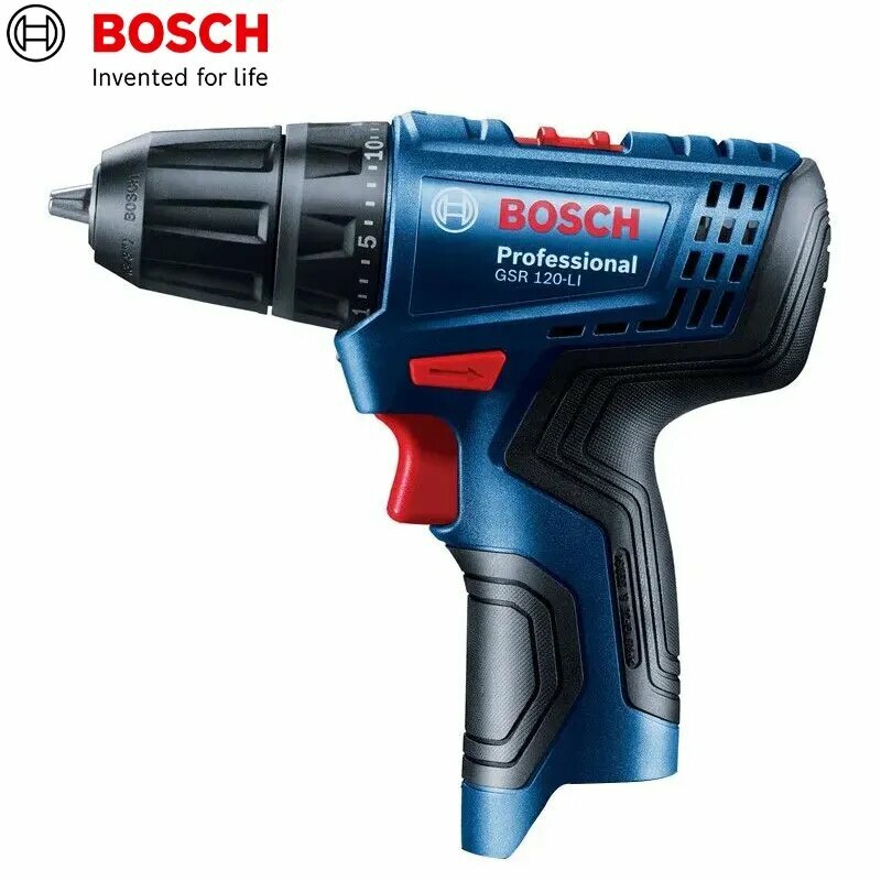 Шуруповерт Аккумуляторный Bosch GSR 120-LI, 30 Hм, 12 В, 0-400/1500 Об/мин, Без АКБ И ЗУ