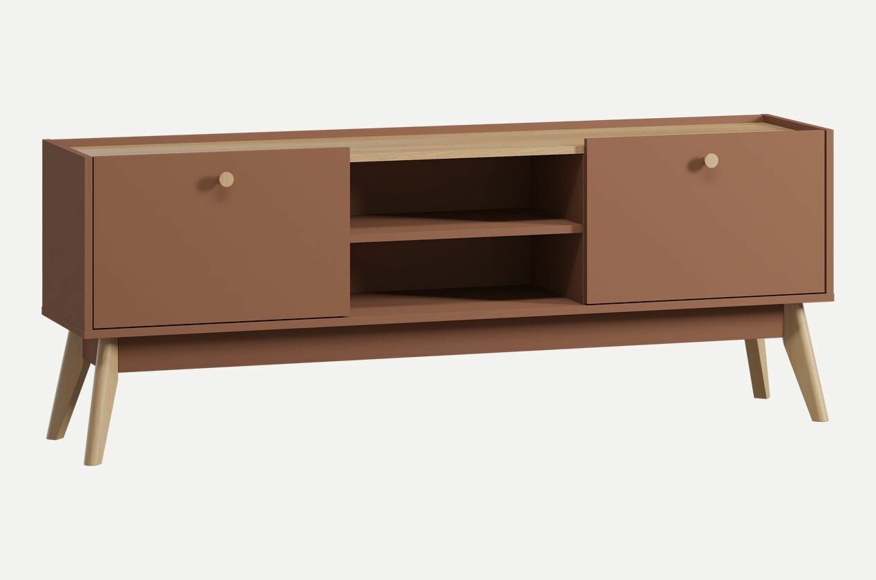 ТВ-тумба Торвалль-2 Terra, divan.ru, 160х35х61 см, оранжевый, лдсп