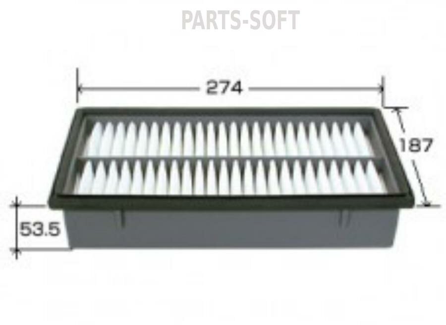 Фильтр воздушный MAZDA Axela, 3, 5 (2004-) AIKO арт. A475