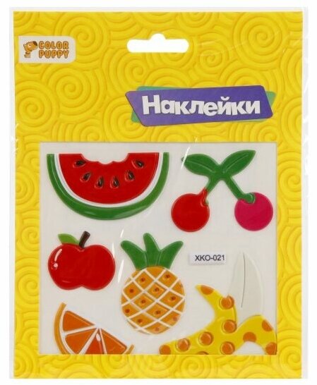 Набор наклеек Color Puppy "Фрукты" (635853)
