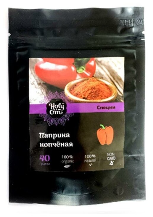Паприка копченая премиум Holy Om, 40 г