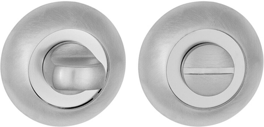 Фиксатор Punto TL SSC-16 круглая розетка сатинированный хром