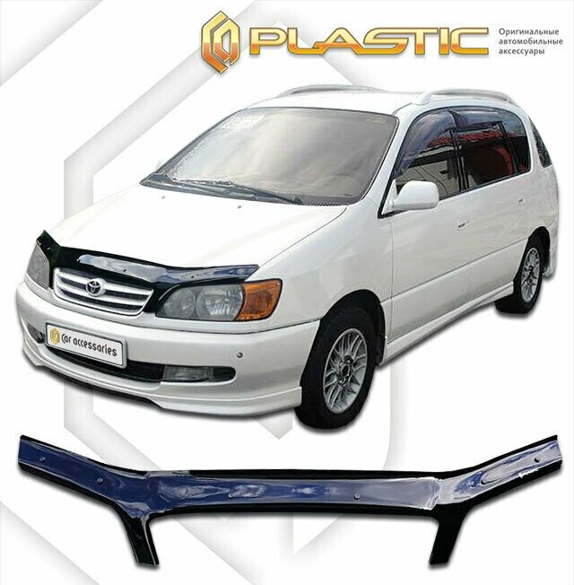 Дефлектор капота для Toyota Ipsum 1999-2001 Classic черный