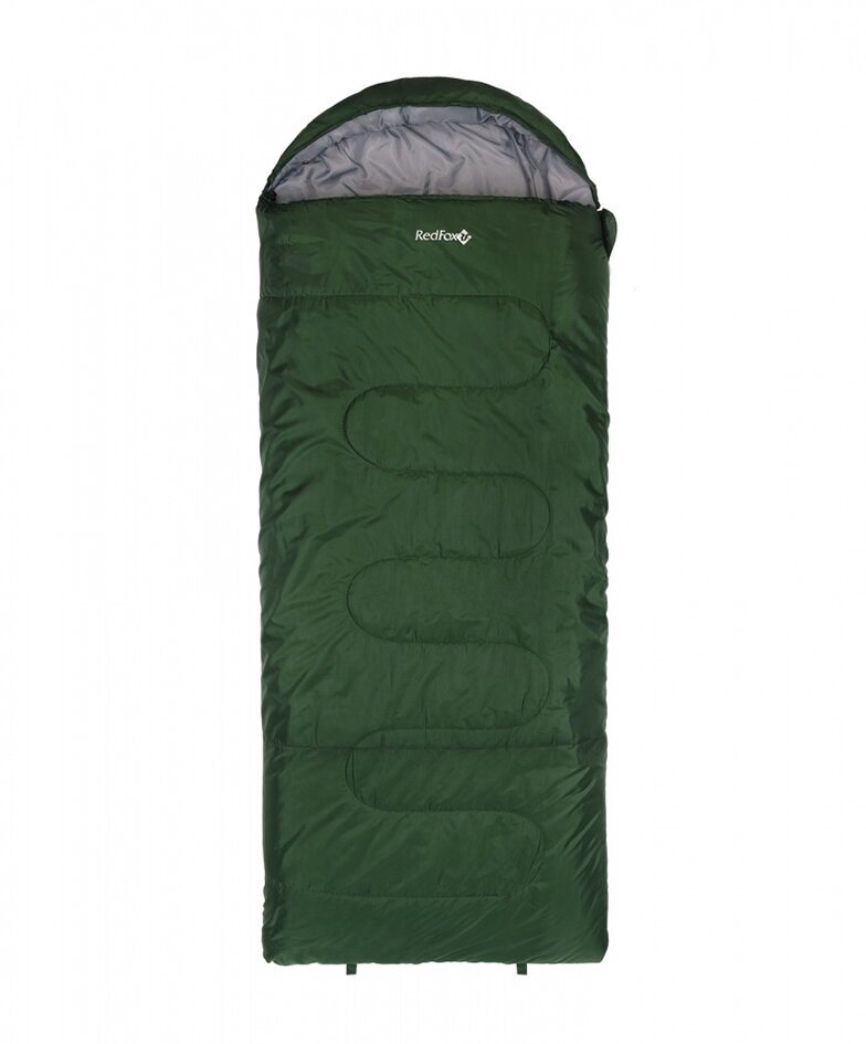 Спальник Red Fox: Forrest V2 L (левый, Темный хаки)