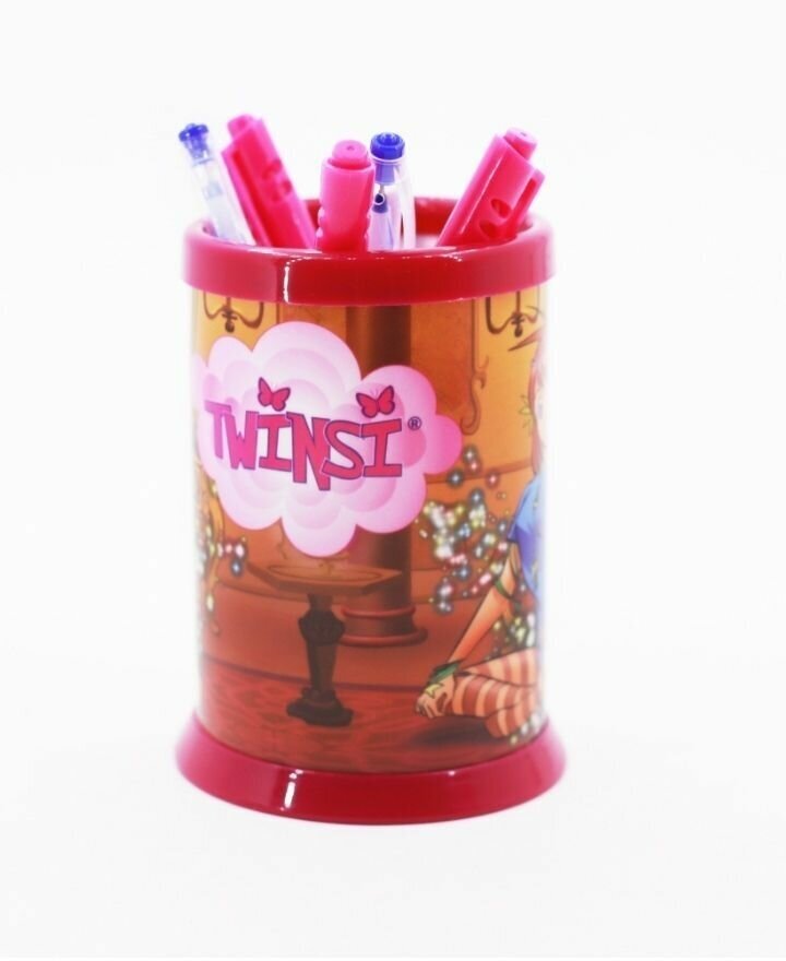 Стакан для канцелярских принадлежностей Action! Twinsi, ассорти, TPH001. 5 штук