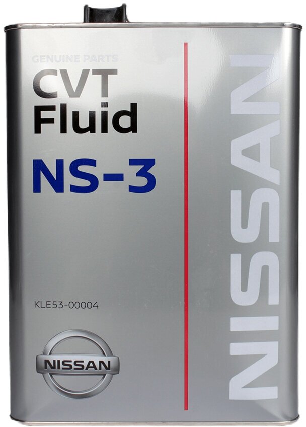 Масло трансмиссионное Nissan NS-3 CVT Fluid, 4 л — купить в интернет ...