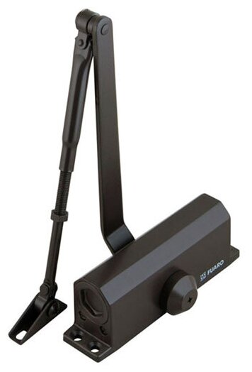 Доводчик дверной FUARO DC-203 BR до 65 кг коричневый