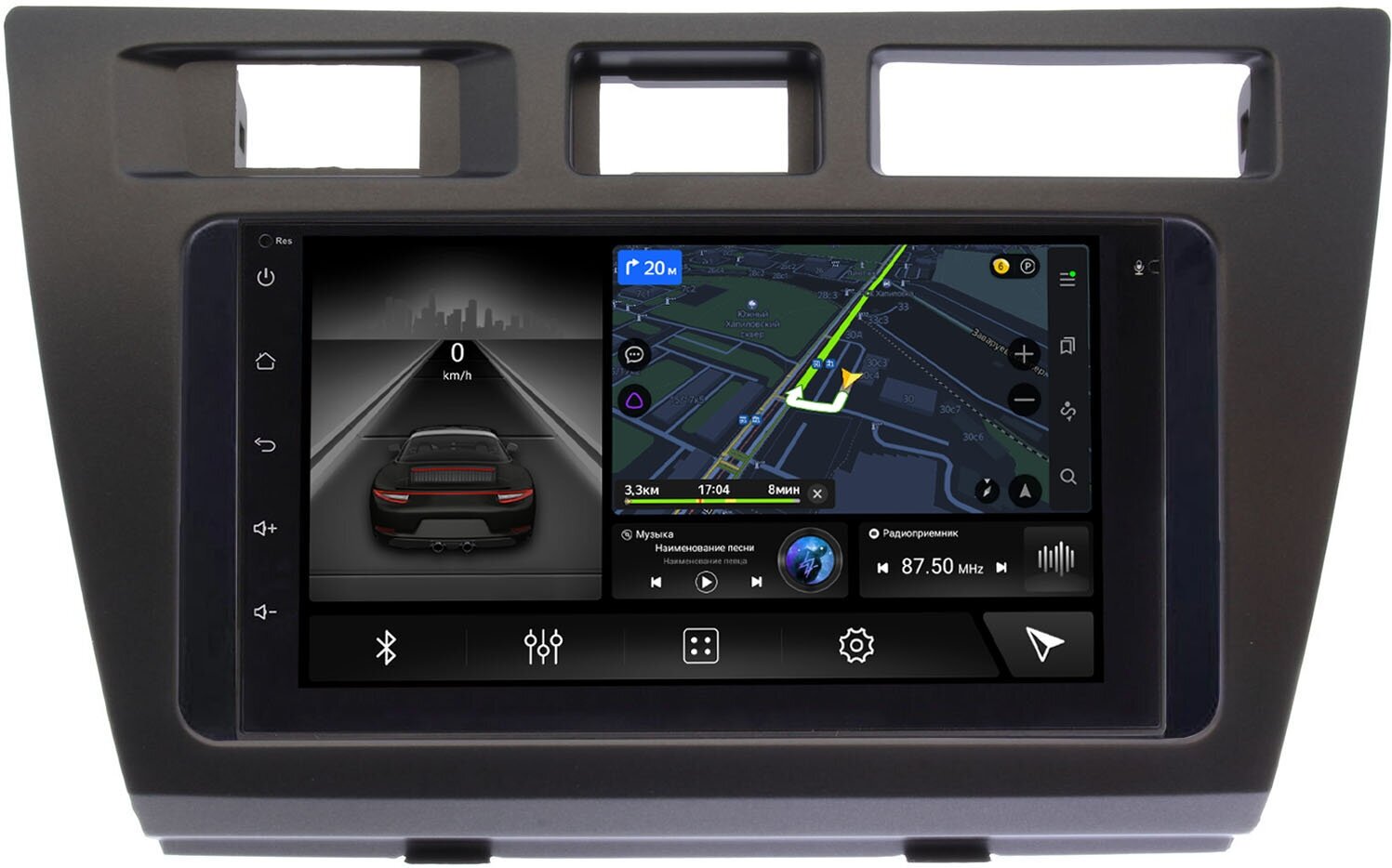 Штатная магнитола Toyota Mark 2 (X110), Verossa 2000-2007 Canbox Logic-i3 5720-RP-TYMK11XC-425 Android 11 (4G-SIM, 4/64, DSP, QLed, 360)