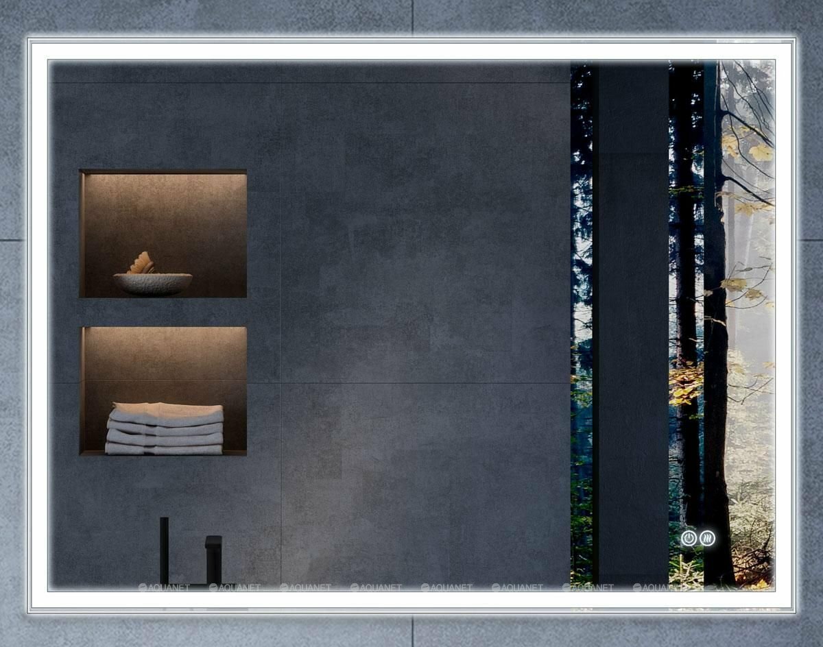 Зеркало Vincea 100 VLM-3VN100-2 LED, c сенсорным выключателем и диммером, антизапотевание