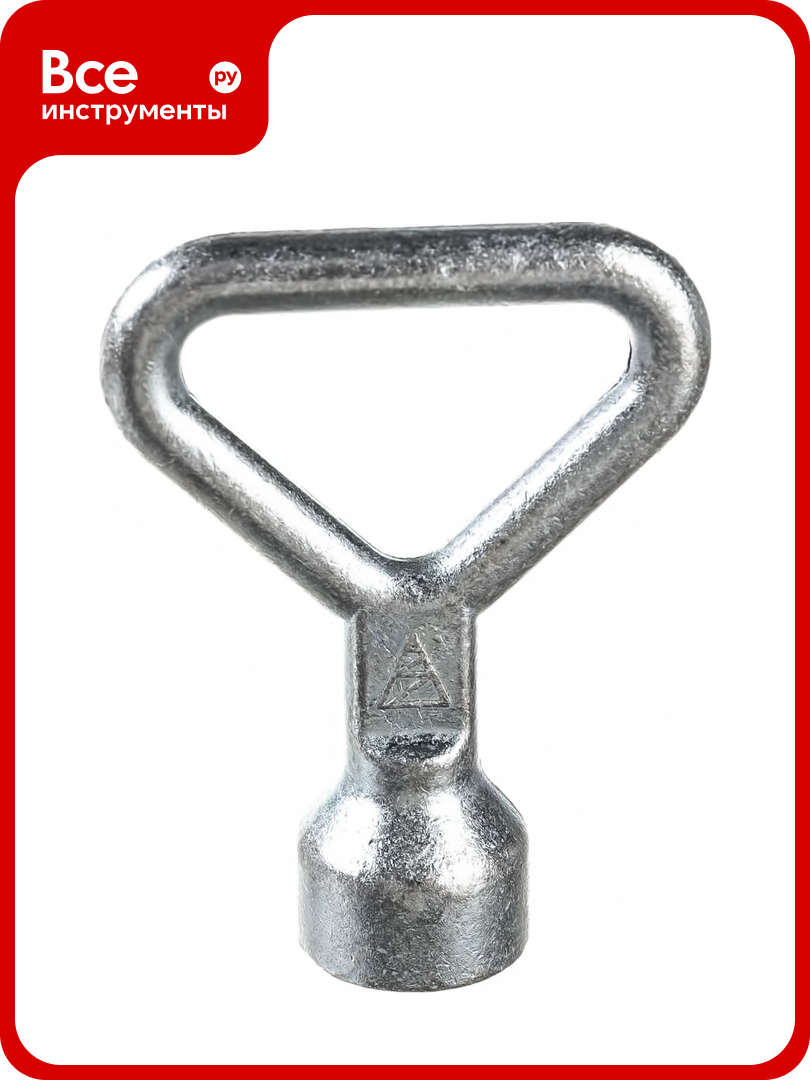 Четырехгранный ключ тризам грань 8 мм, H=46,5 мм, металл, покрытие цинк К01.48.1.1 TRZ0027