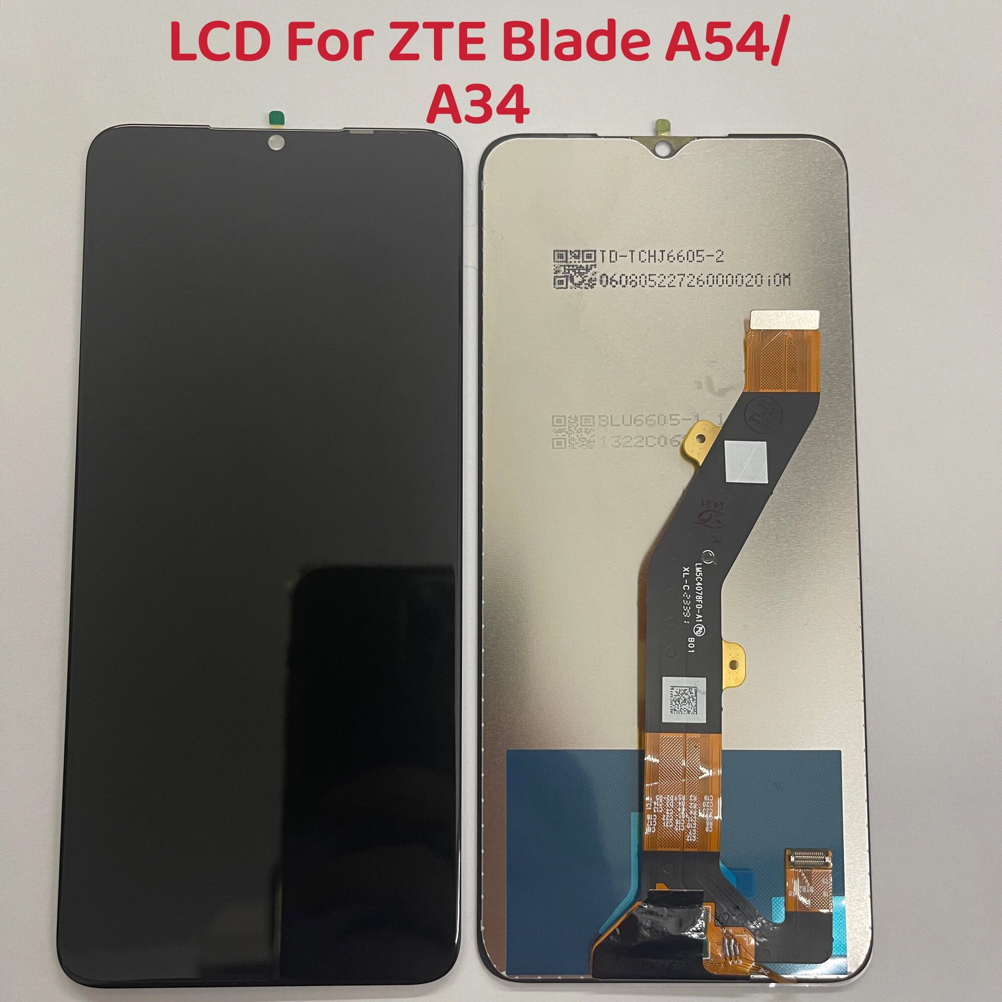 6,6-дюймовый ЖК-дисплей Для ZTE Blade A54/A34 С Сенсорным Экраном Blade A34