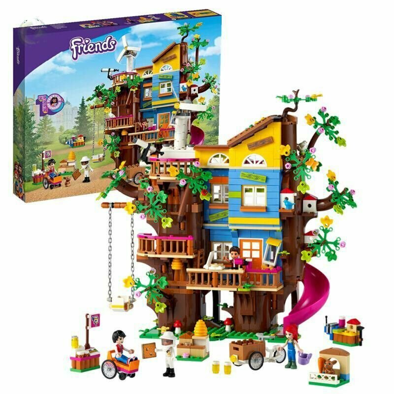 Конструктор Дом друзей на дереве сопоставим с Friends 41703Домик на дереве дружбы