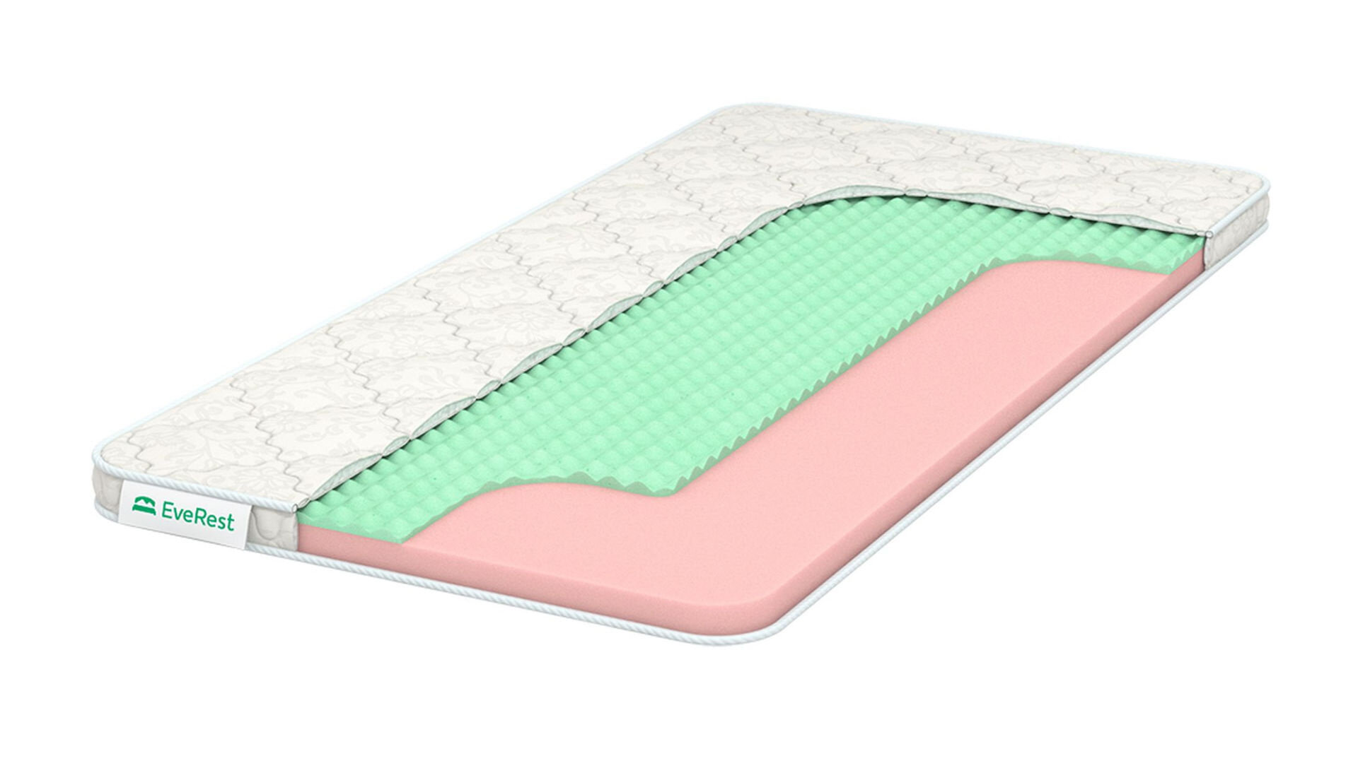 Матрас EveRest Rest Massage 160х185 серии RestSlim высота 8 см анатомический средней жесткости Беспружинный