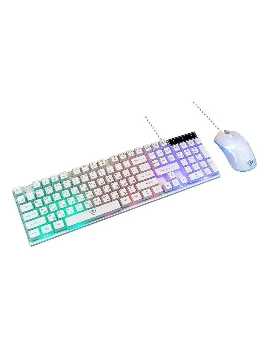 Комплект игровой мышь и клавиатура проводной KMG-2305U