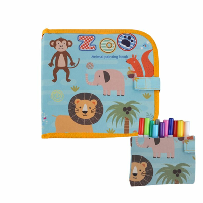 Детская портативная головоломка с возможностью протирания с использованием мела для граффити на доске