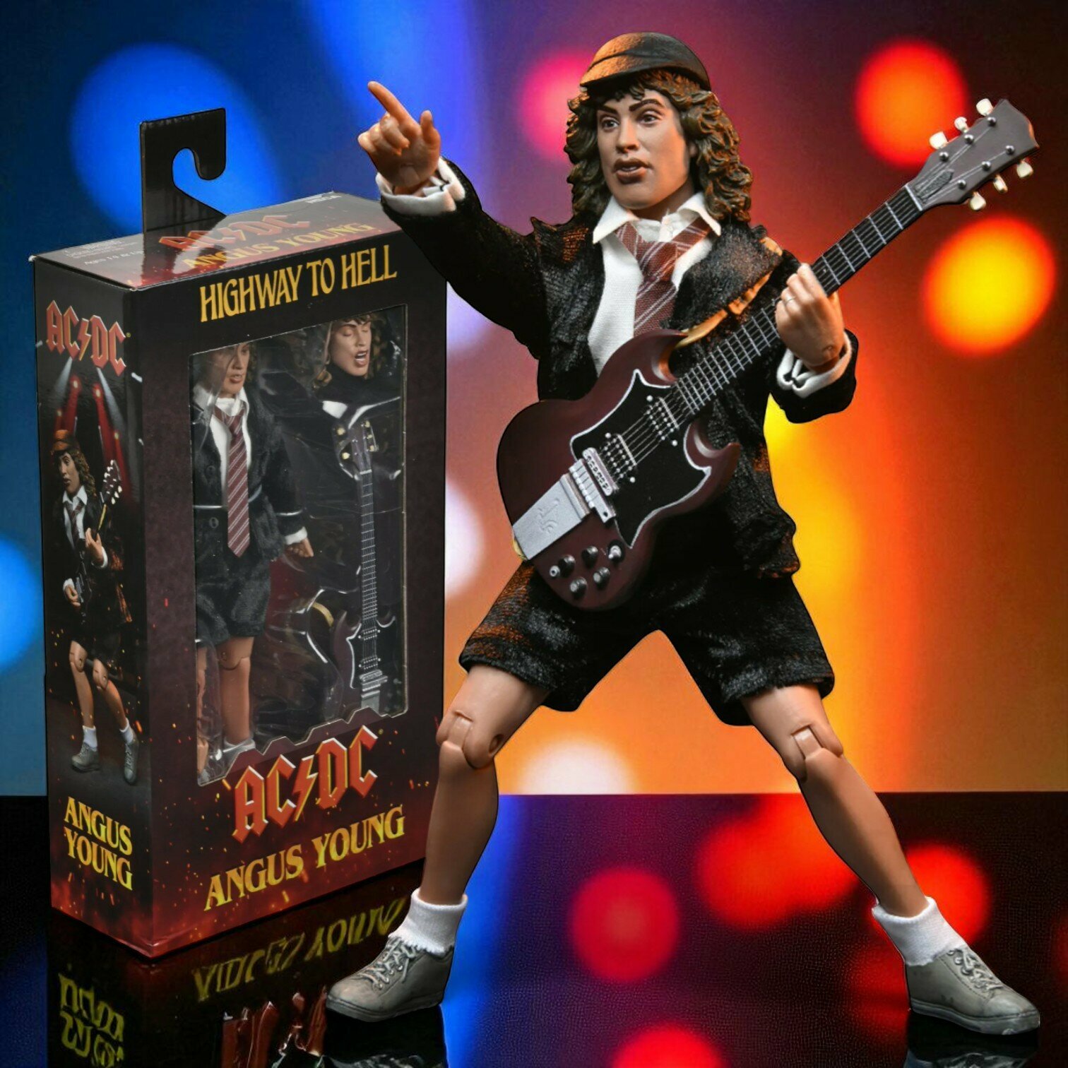 Фигурка коллекционная Ангус Янг "AC/DC" от Neca, коллекционный трибьют, оригинальное издание