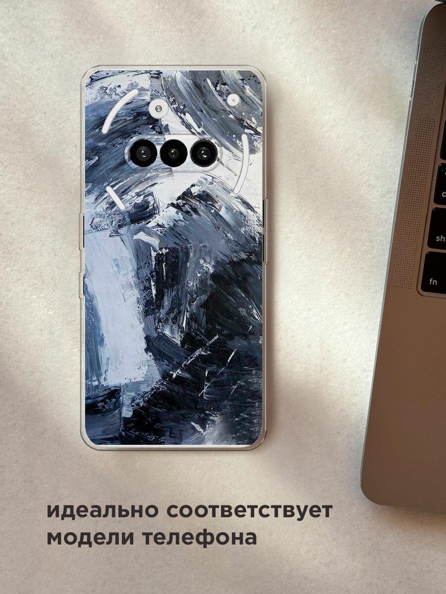 Чехол на Nothing Phone 3a / Нотинг Фон 3а с принтом "Абстракция живопись" — фото 1