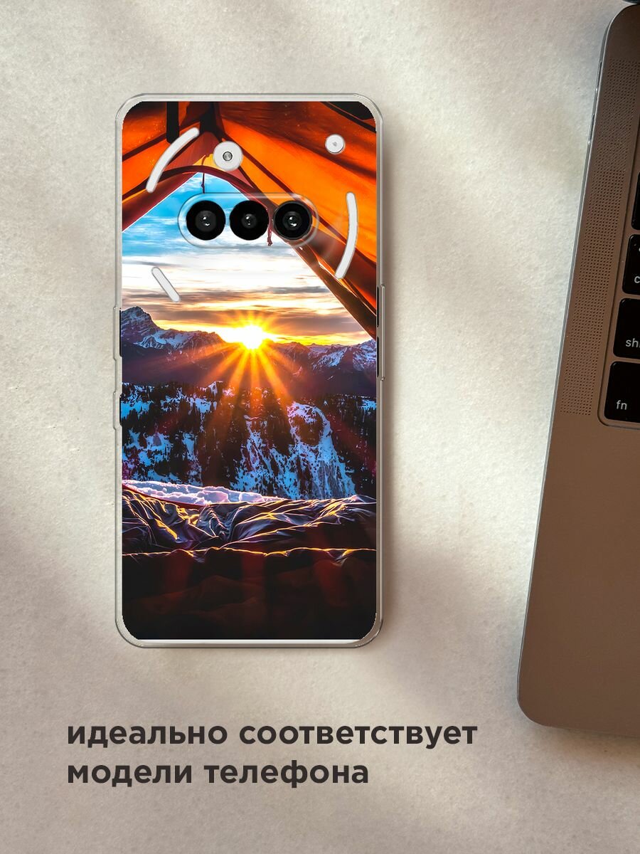 Чехол на Nothing Phone 3a / Нотинг Фон 3а с принтом "Горы 7" — фото 1