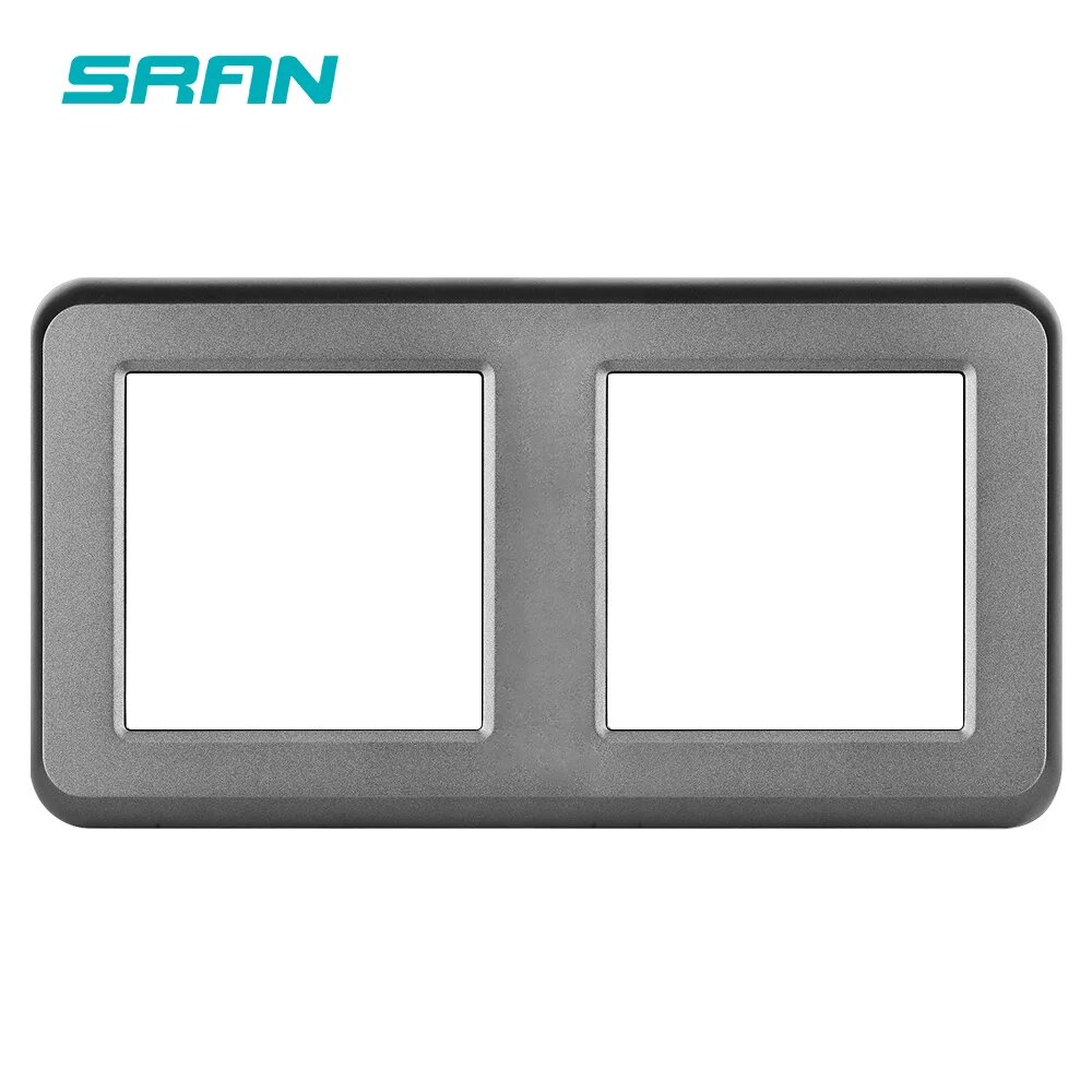 Панель SRAN F1 Gray 2 Frame для выключателя