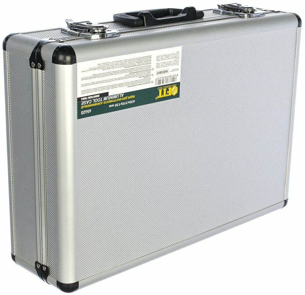 Ящик-чемодан алюминиевый для инструмента (430х310х130 мм) FIT 65620