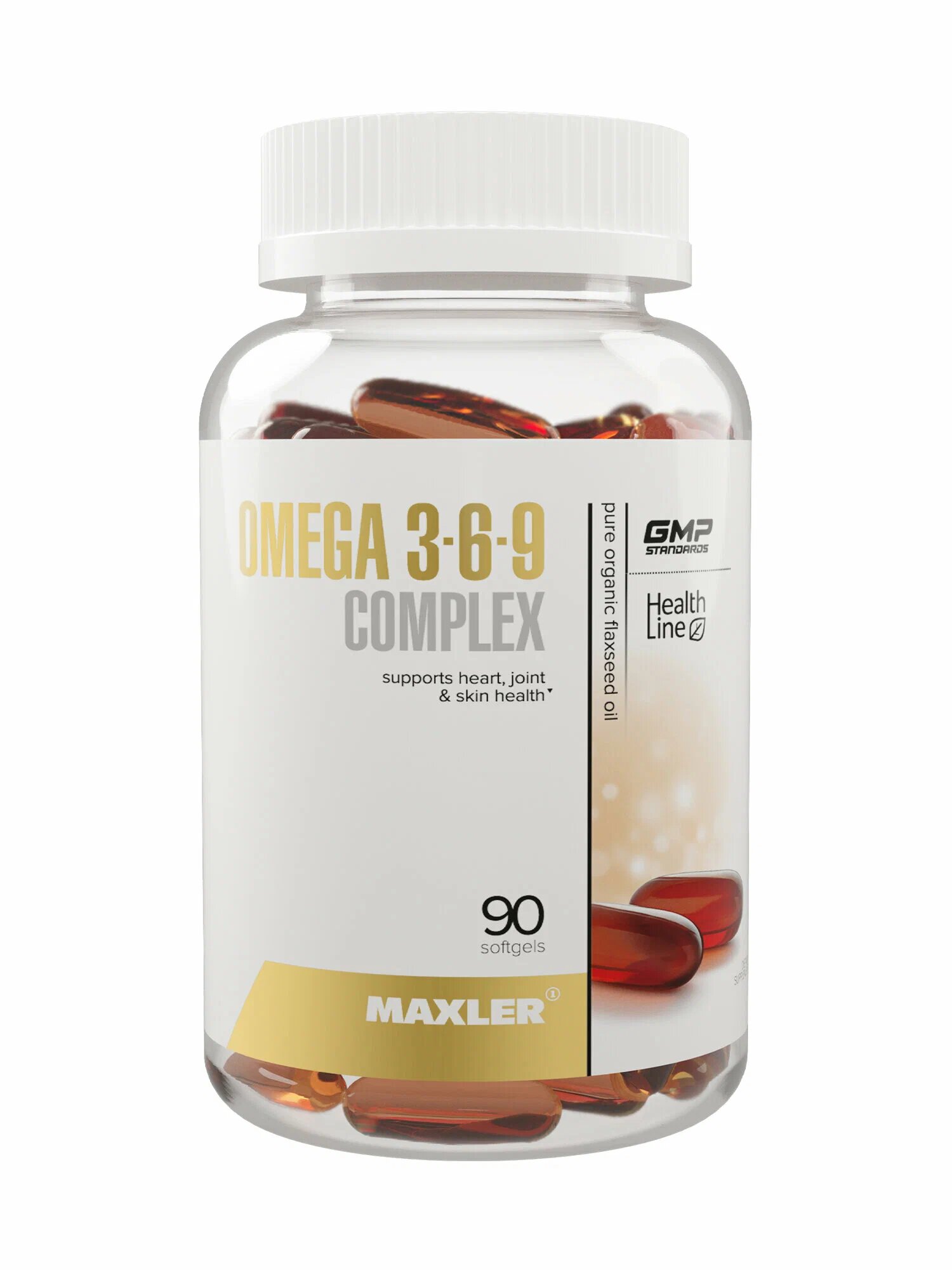 Maxler Omega 3-6-9 Сomplex капс, 300 г, 90 шт.